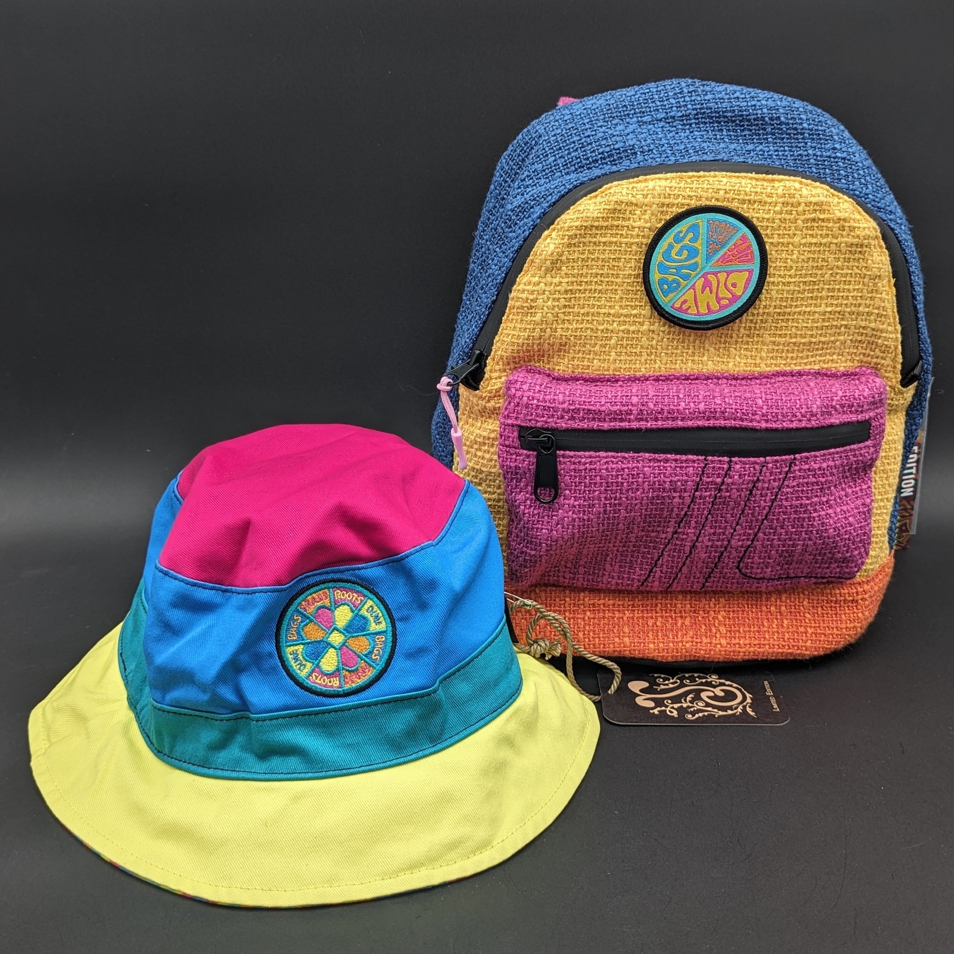 Hyperpop Reversible Mini Backpack + Bucket Hat Set - Grassroots Collab ...