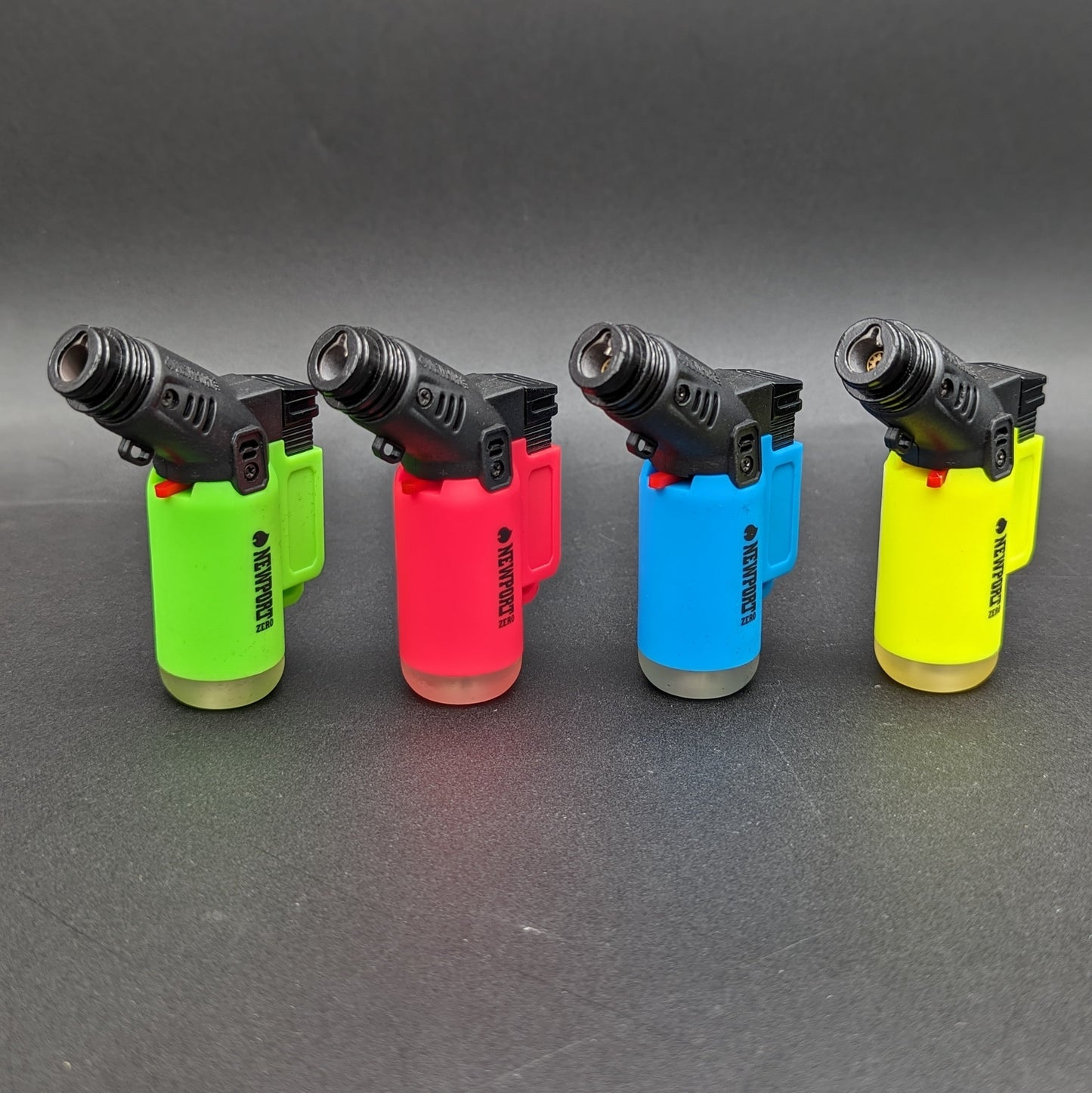 Newport Neon Torch Lighter | 2.9" | Assorted Colors – Midnight Distribution